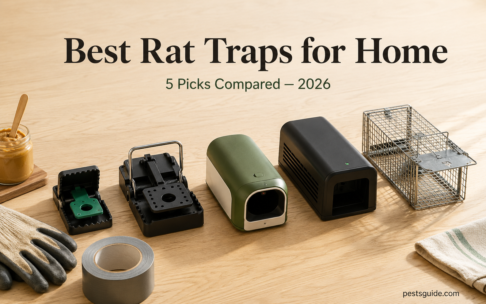 Best Rat Traps for Home (2026): 5 Picks Compared — PestsGuide